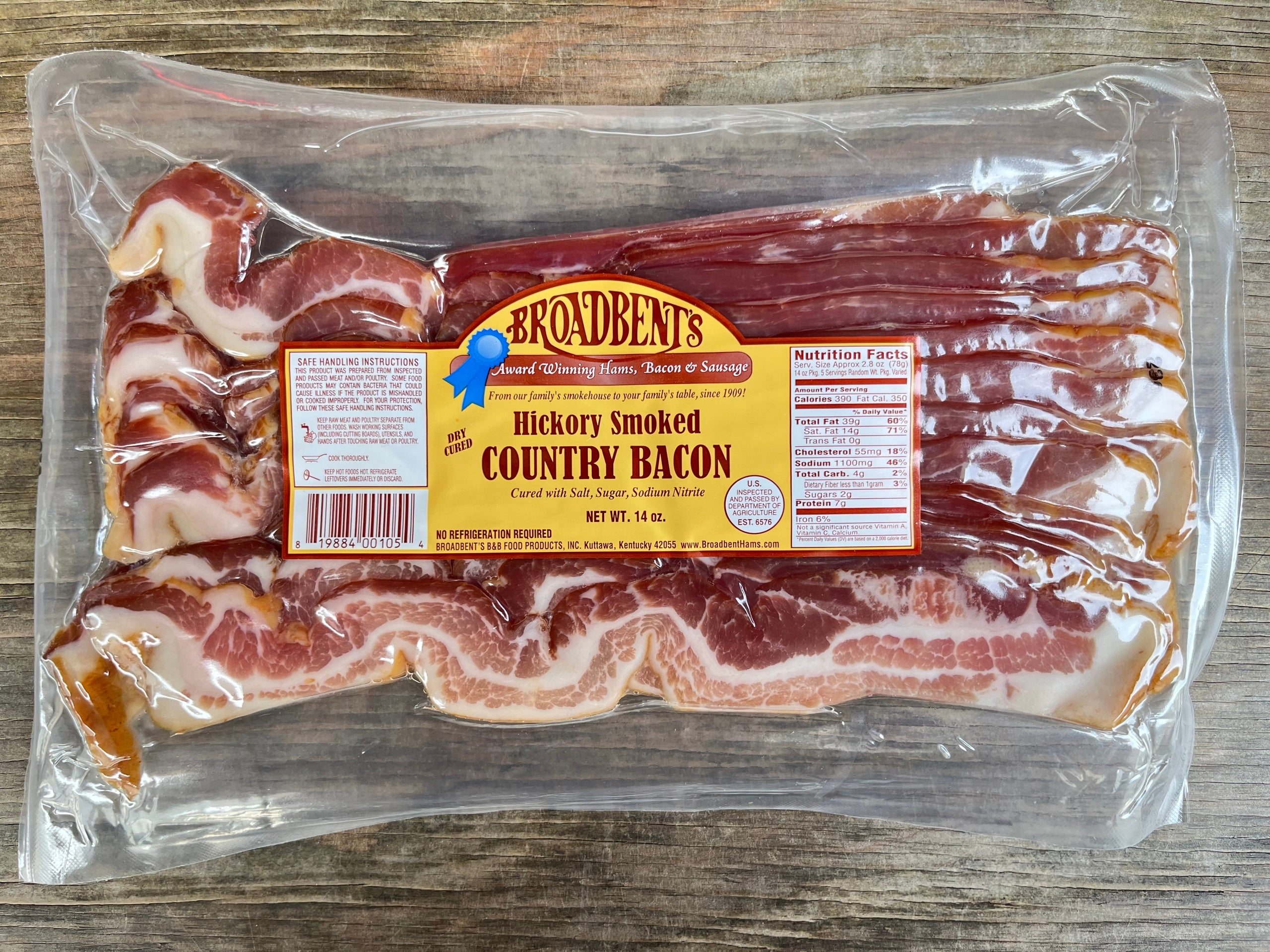 Hickory Smoked Country Bacon | The Peach Stand
