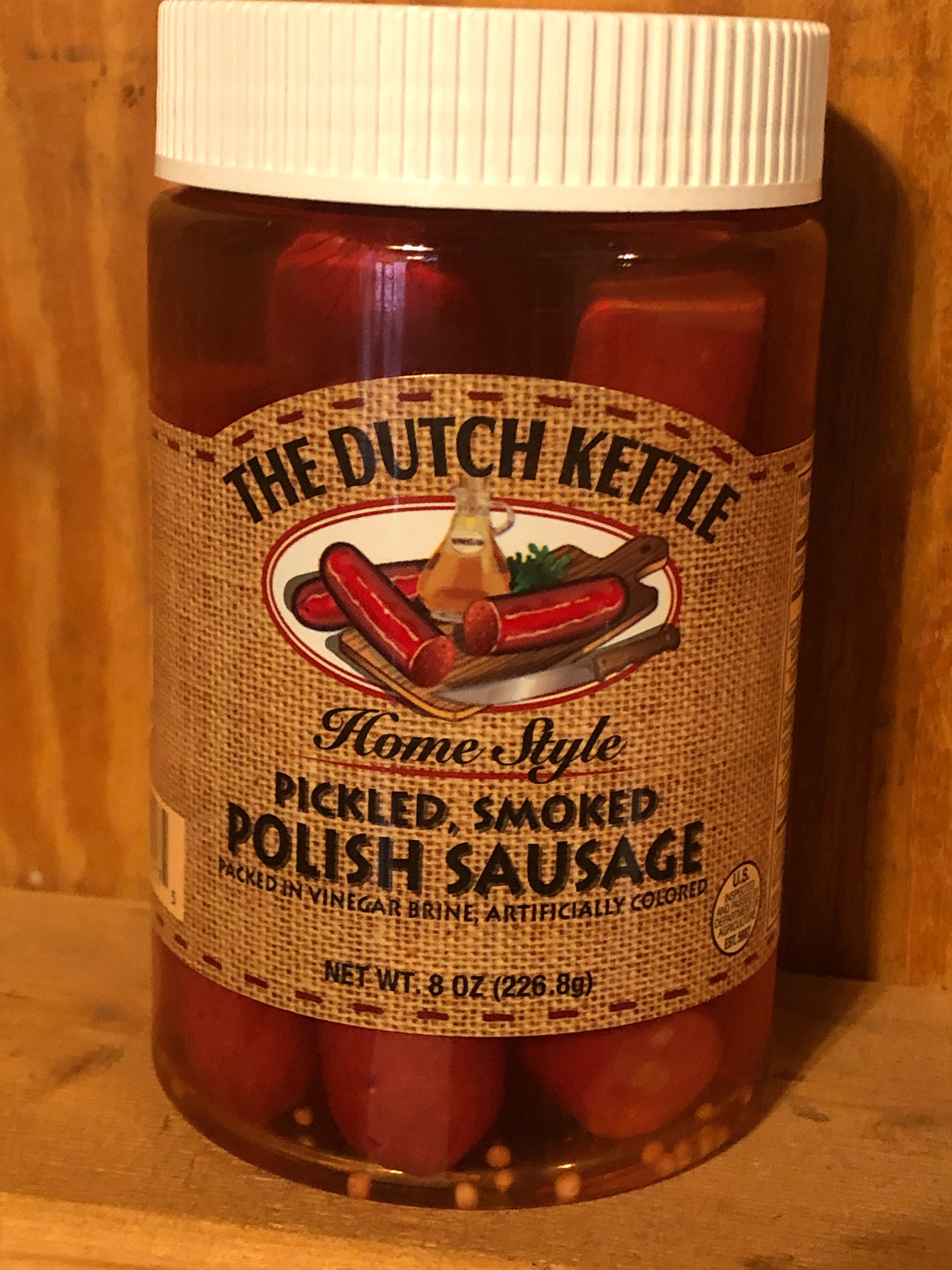 Pickled Smoked Polish Sausage: Regular | The Peach Stand
